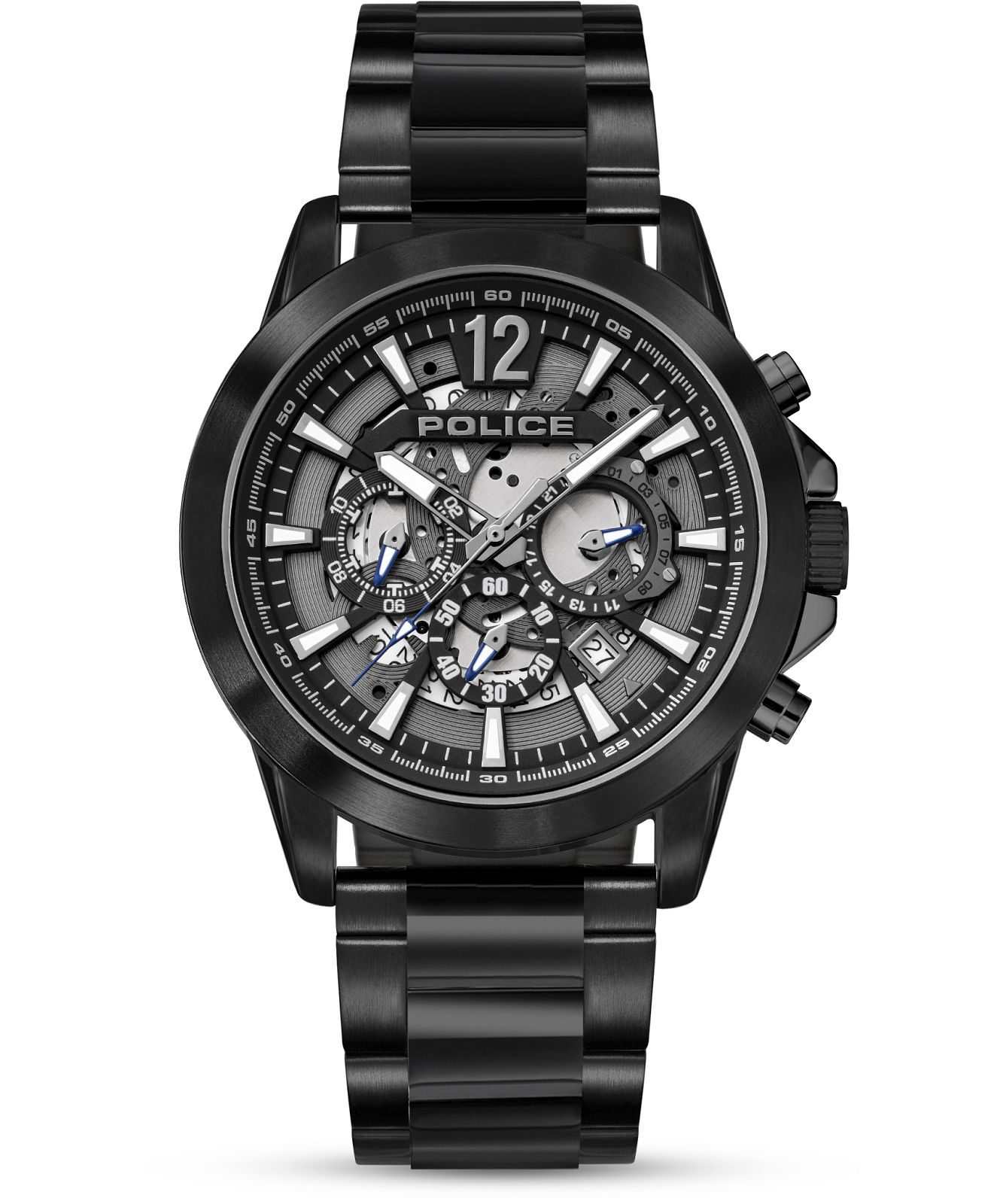 Police PEWJK2194901 - Vertigo Skeleton Chronograph karóra • Eórák.hu