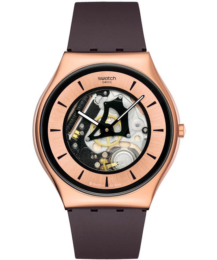 Swatch SS07G107 - Slim Irony Copper Flame Skeleton karora • Eórák.hu